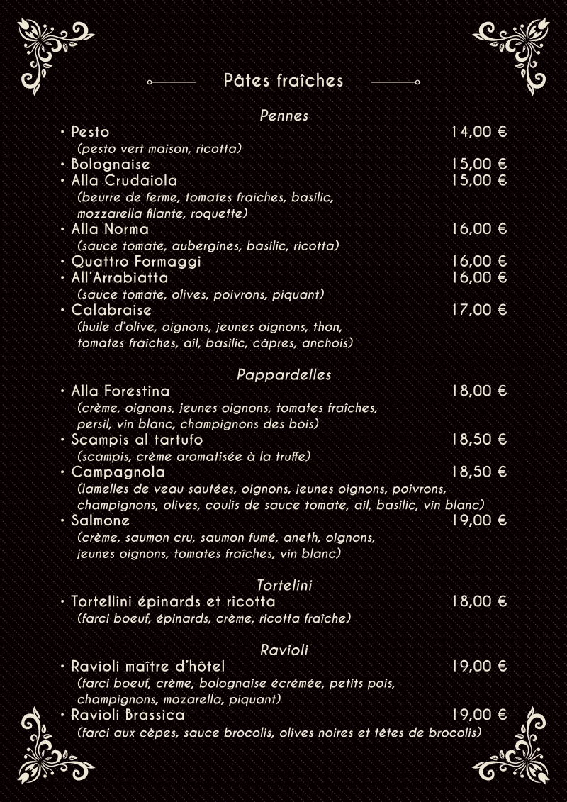 Menus et carte pour Altezza Restaurant - Pizzeria à Champion
