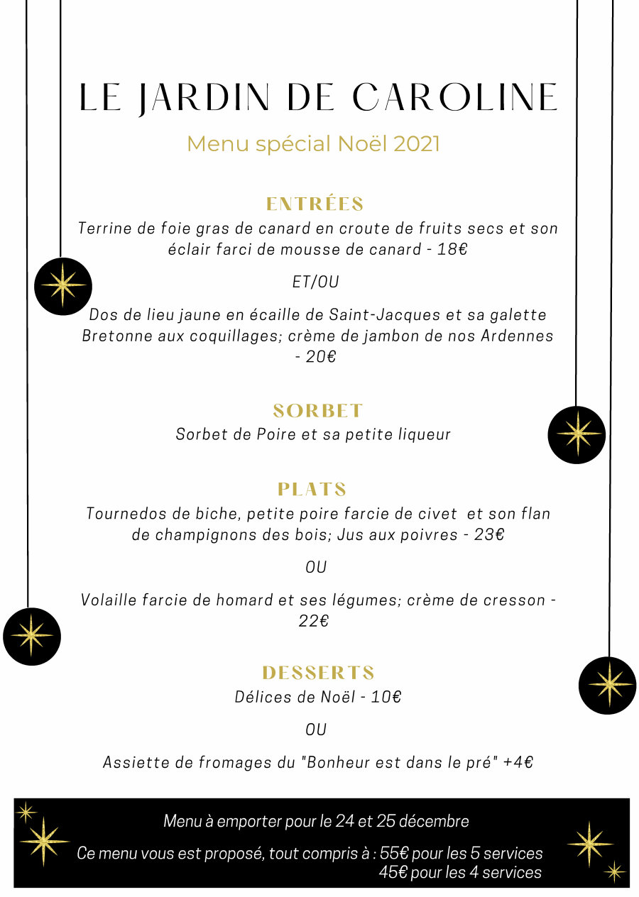 Le Jardin de Caroline Restaurant gastronomique in Housse